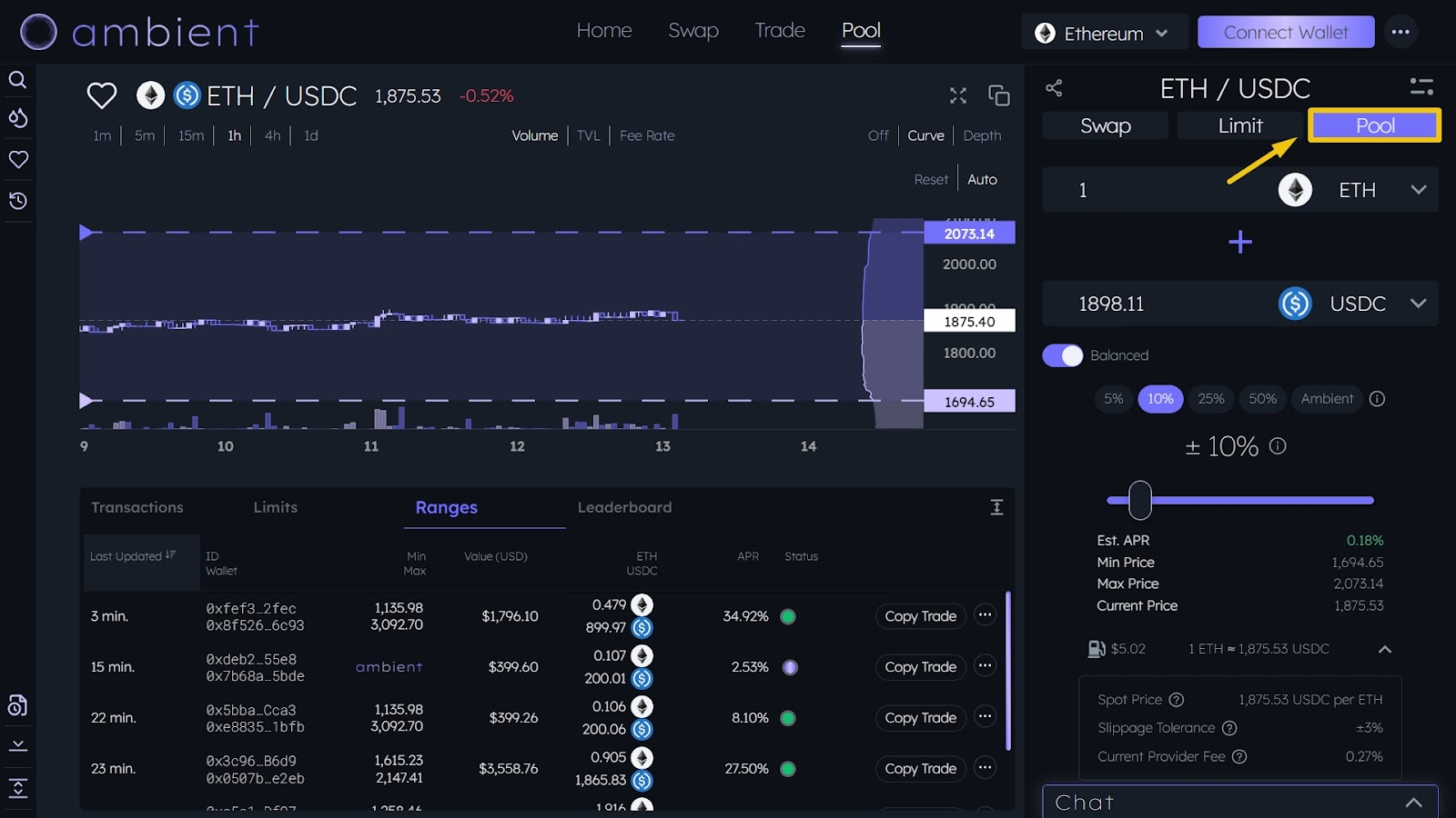 Ambient Finance là gì? Tất tần tật về airdrop Ambient - Kèo Airdrop hôm nay